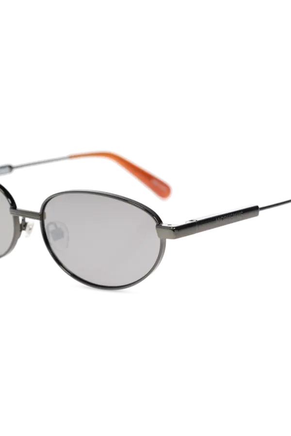 Jacquemus Sunglasses With Mirrored Lenses - Grey