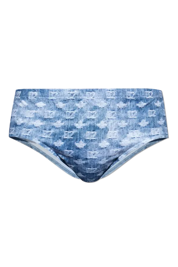 Dsquared2 Classic Cut Swim Briefs - Blue