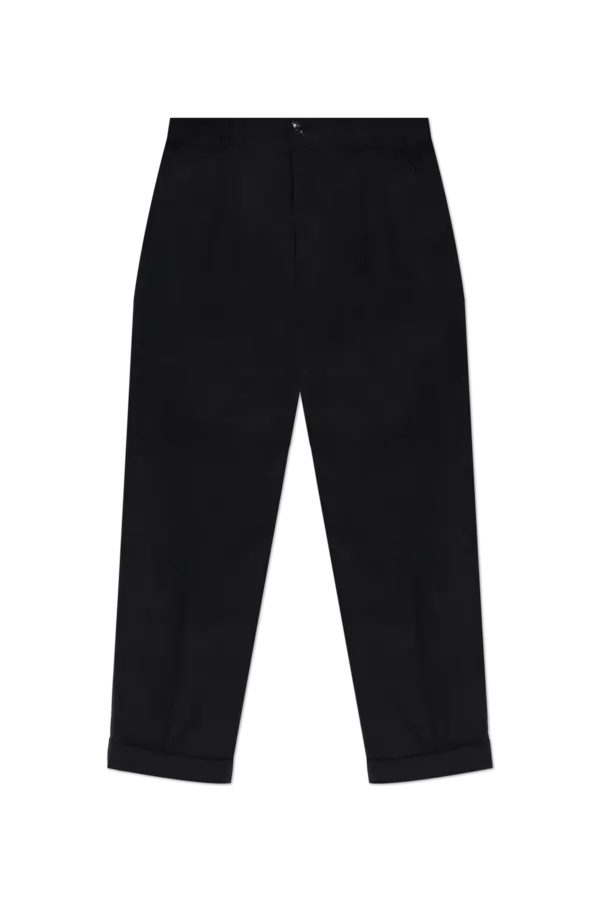 AMI Paris Loose-fit Trousers - Black