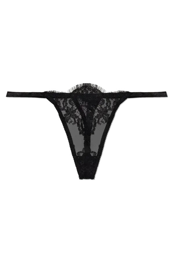 Dsquared2 Lace Thongs - Black