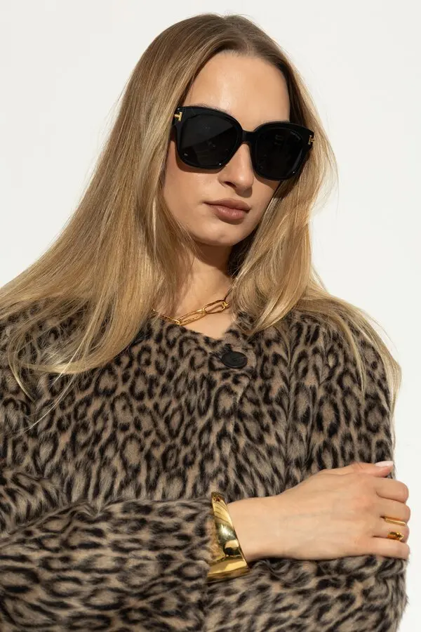 TOM FORD Round Frame Sunglasses