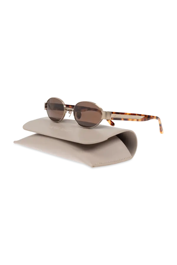 Linda Farrow Oval Sunglasses
