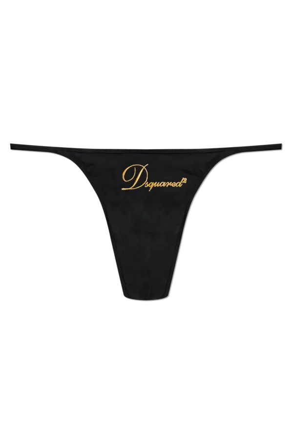 Dsquared2 Scrubs With Embroidered Logo - Black