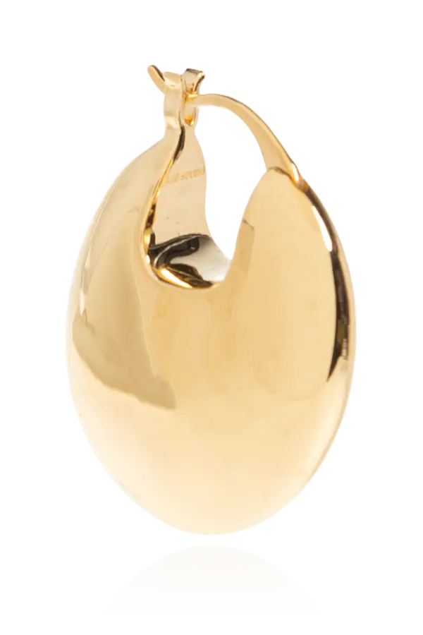 Lié Studio Erin Silver Hoop Earrings - Gold