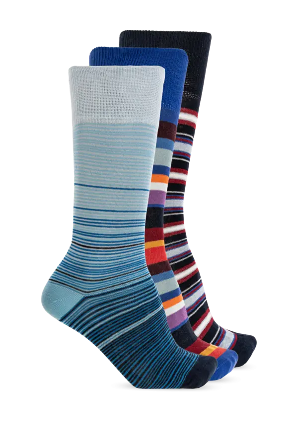 Paul Smith Patterned Socks Set Of Three - Multicolour