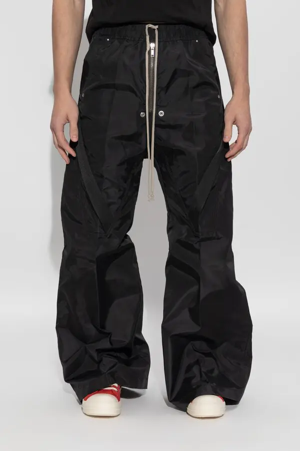Rick Owens Strapped Wide Leg Trousers