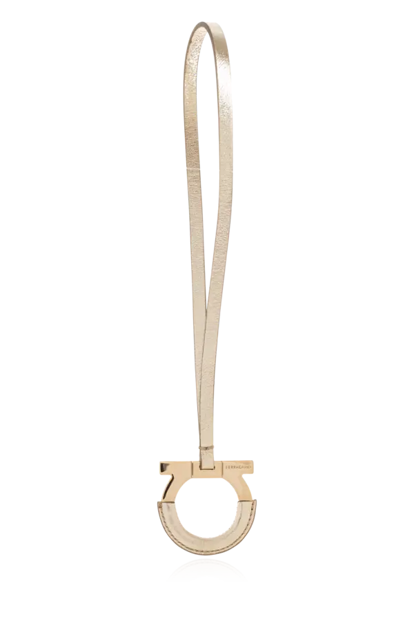 FERRAGAMO Leather Bag Keychain