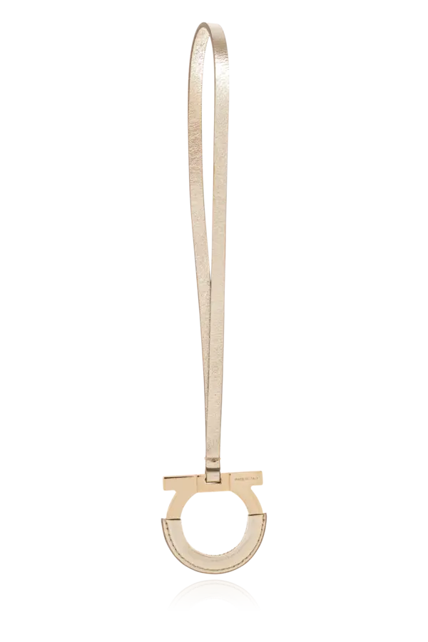 FERRAGAMO Leather Bag Keychain