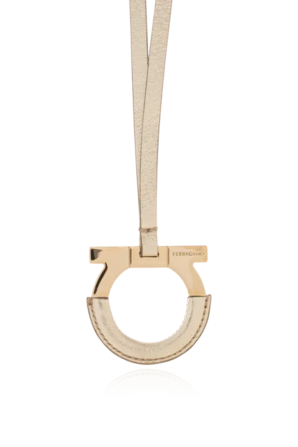 FERRAGAMO Leather Bag Keychain
