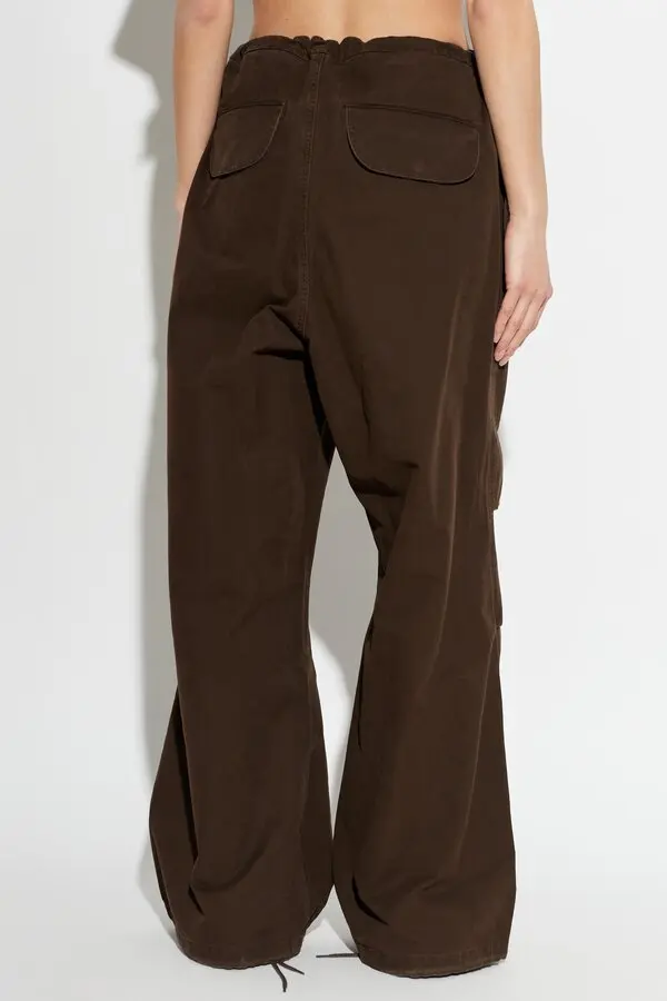 ENTIRE STUDIOS Loose Fit Trousers - Brown