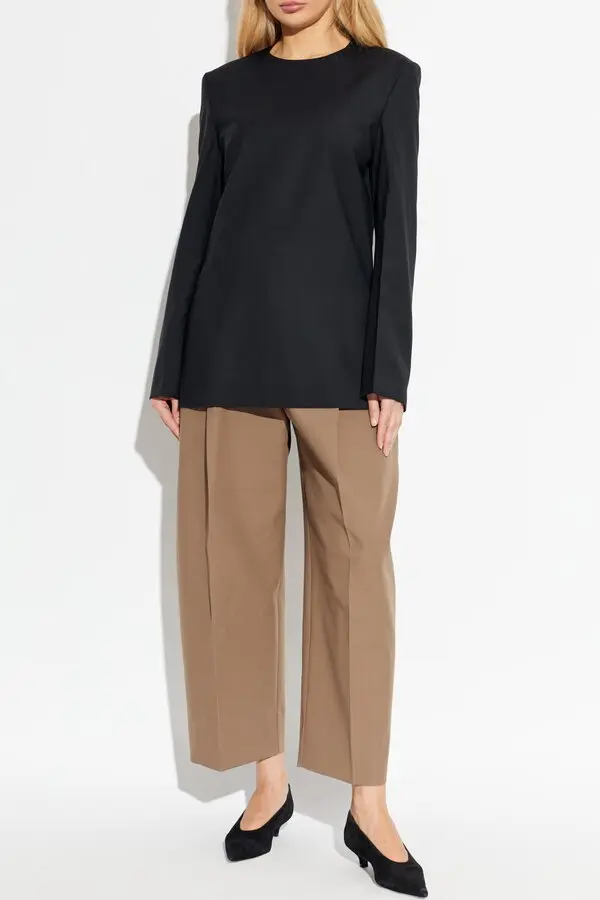 TOTEME Long Sleeve Wool Top