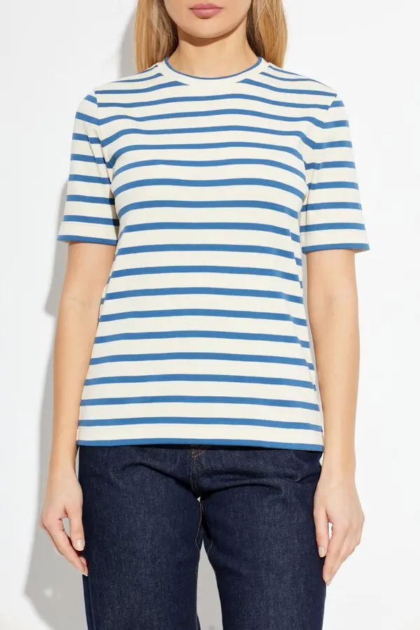 JIL SANDER Striped Cotton T-shirt