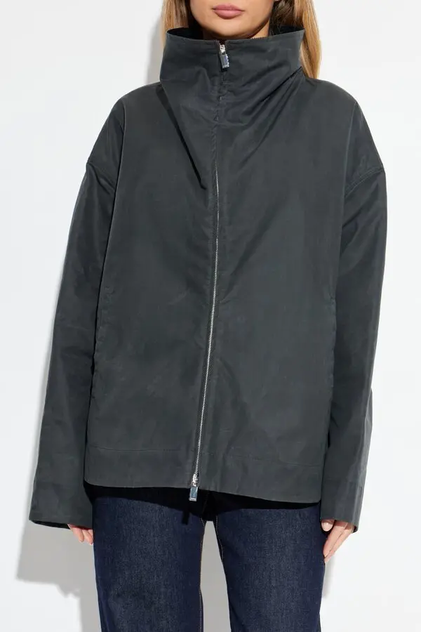TOTEME Jacket With Stand-up Collar - Grey