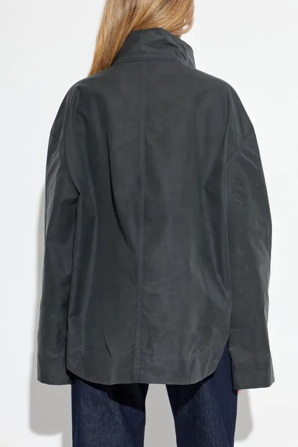 TOTEME Jacket With Stand-up Collar - Grey