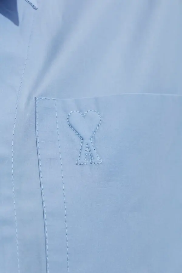 AMI Paris Oversize Shirt - Blue