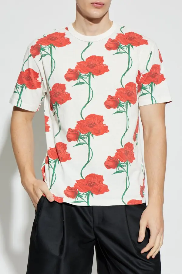 Kenzo Floral Motif T-shirt - White