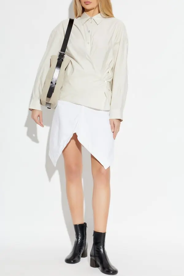 LEMAIRE Wrap Tie Shirt - Grey