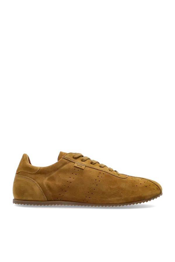 Ami Leather Sneakers - Brown