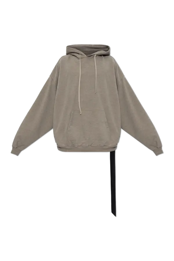 Rick Owens Hun' Hooded Sweatshirt - Grey