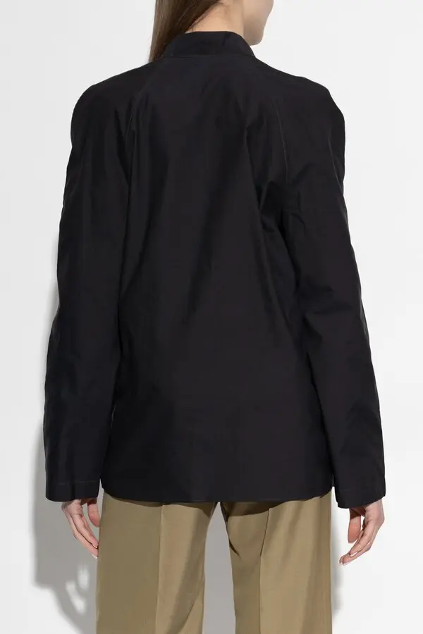 LEMAIRE Cotton And Silk Shirt - Black