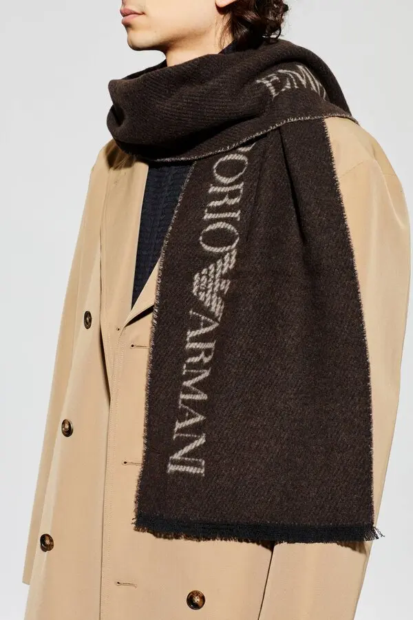 Emporio Armani Scarf With Logo