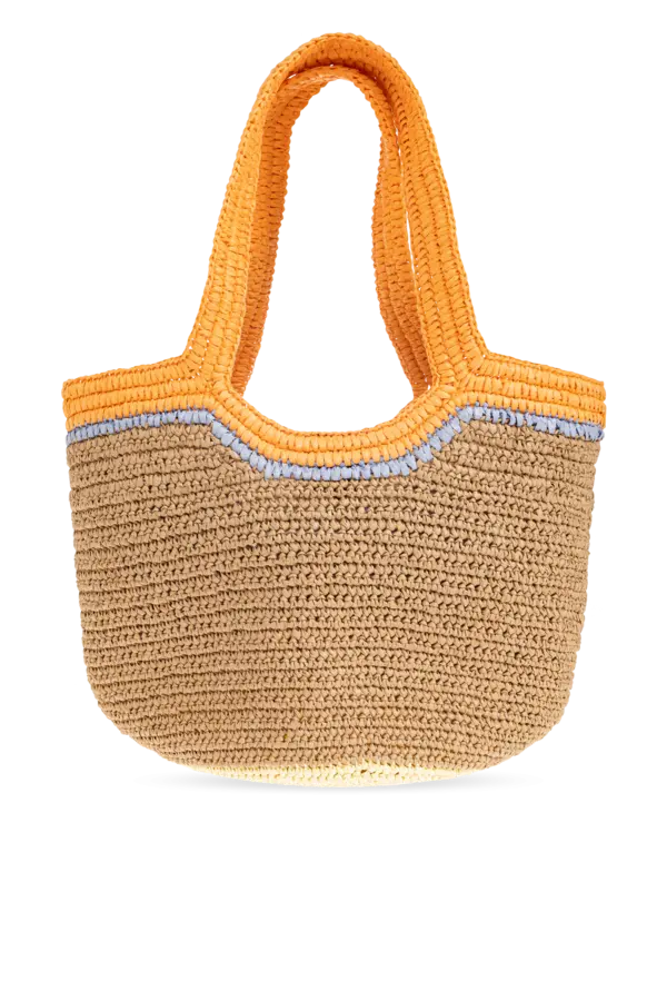 Marni Woven Shopper Tote - Beige