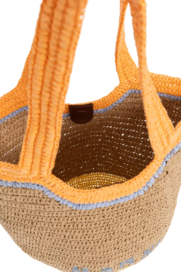 Marni Woven Shopper Tote - Beige