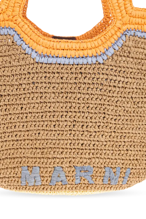 Marni Woven Shopper Tote - Beige