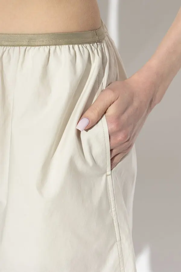 LEMAIRE Cotton Shorts - Cream