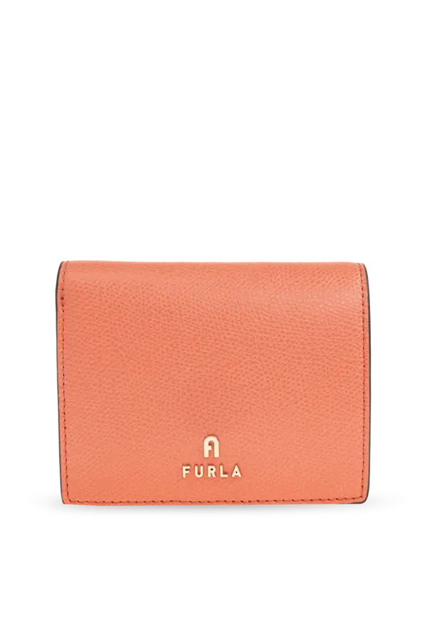 Furla Wallet With Logo - Orange
