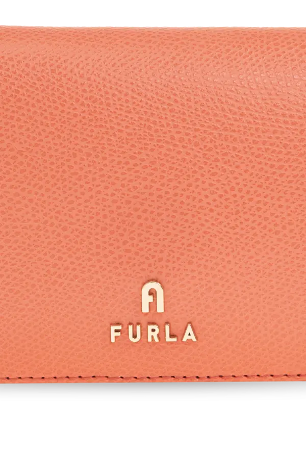 Furla Wallet With Logo - Orange