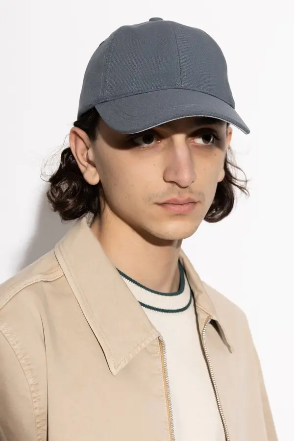 Paul Smith Wool Baseball Cap - Grey