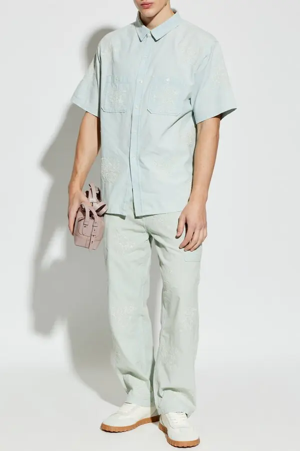 Kenzo Trousers With Embroidery