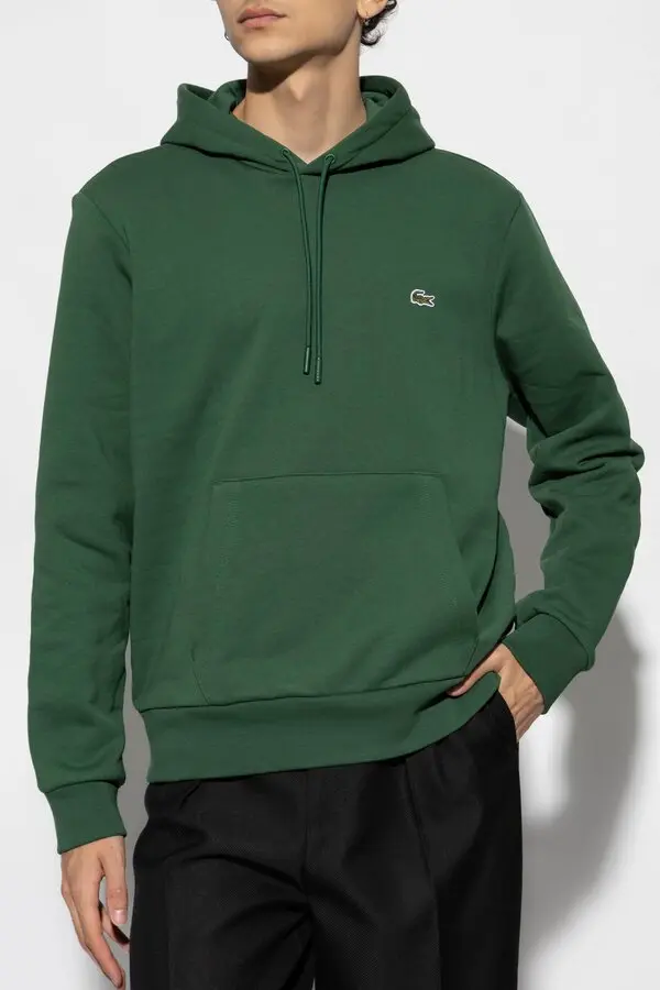 Lacoste Logo Hoodie - Green