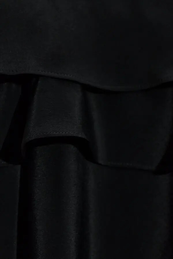 AMI Paris Ruffled Midi Dress