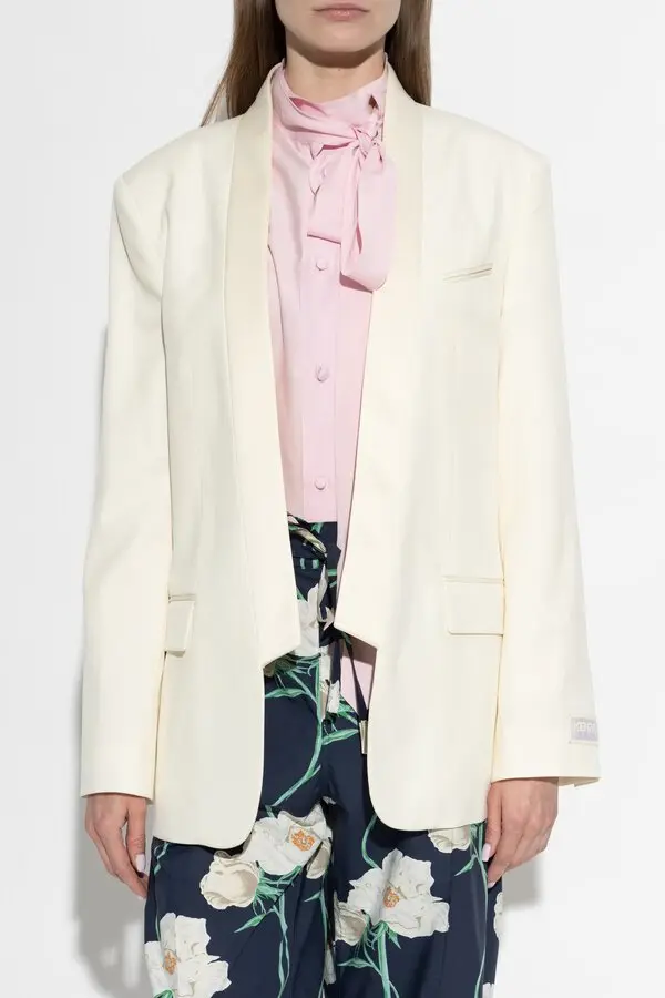 Kenzo Blazer With Satin Trim
