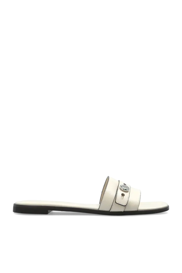Tory Burch Romy Slides - Cream