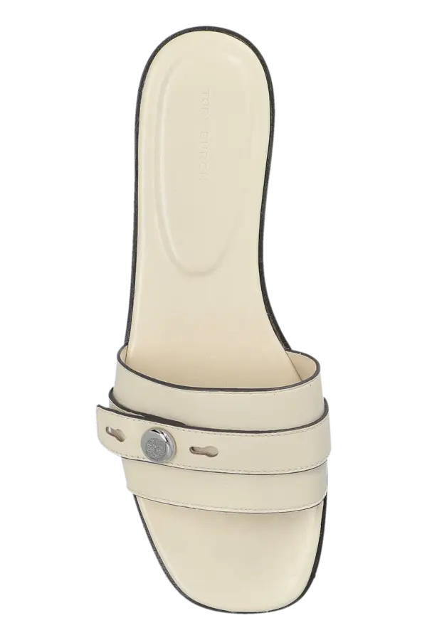 Tory Burch Romy Slides - Cream