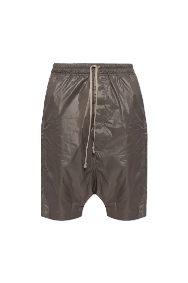 Rick Owens Drawstring Pods Shorts - Grey