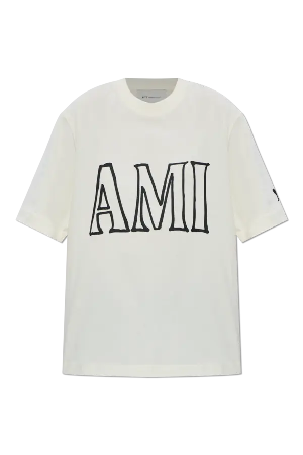 Ami Printed T-shirt - Cream
