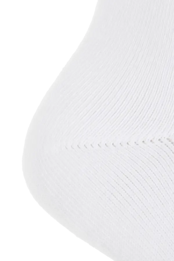 Moose Knuckles Cotton Blend Crew Socks - White
