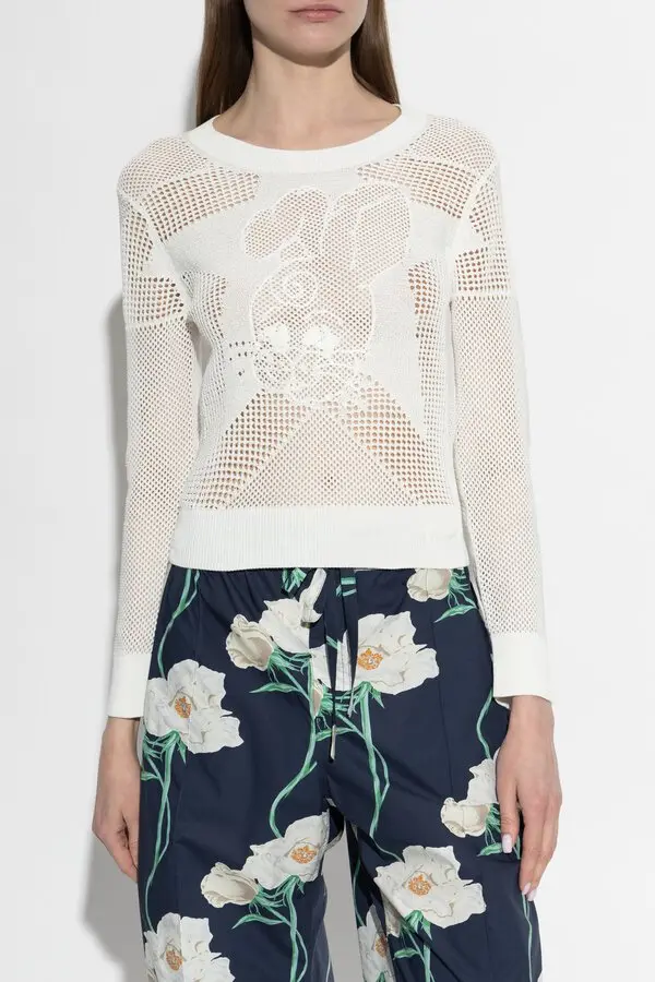 Kenzo Sweater With Decorative Knit