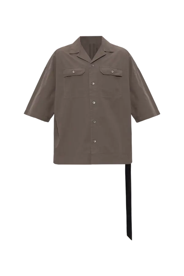 Rick Owens Magnum Tommy’ Oversize Shirt - Brown