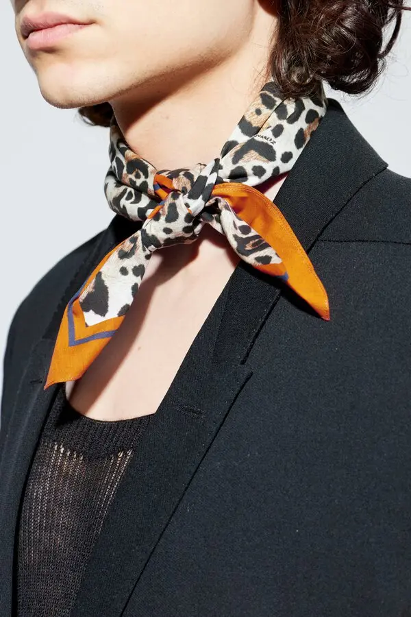 Dsquared2 Scarf With Animal Motif
