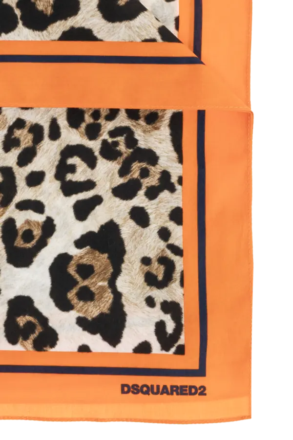 Dsquared2 Scarf With Animal Motif