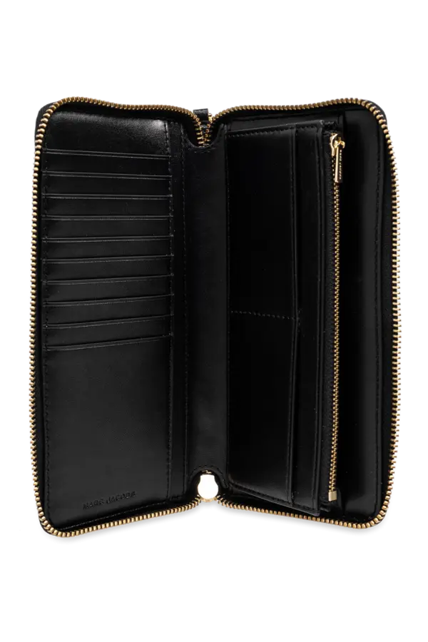 Marc Jacobs Wallet With Logo - Black