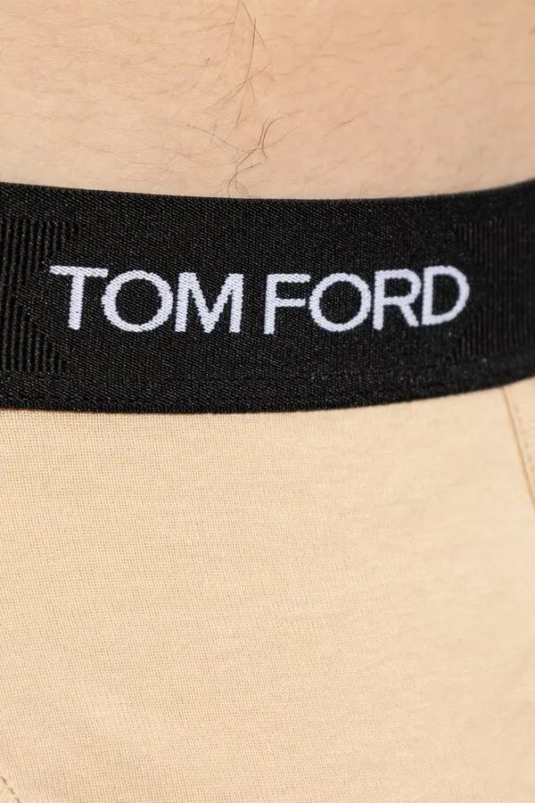 TOM FORD Cotton Briefs With Logo