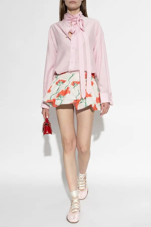 Kenzo Shirt With Bow Detail - Pink