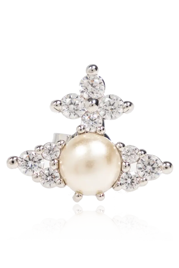 VIVIENNE WESTWOOD Logo Stud Earrings