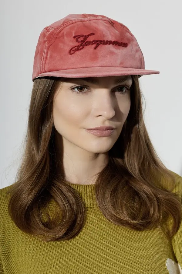 Jacquemus Gardian Baseball Cap - Red